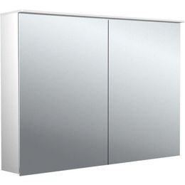 Emco pure 2 Design Aufputz-Lichtspiegelschrank 979705404 1000x711mm, LED, mit Lichtsegel, 2-t&uuml;rig, Aluminium