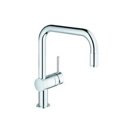 Grohe Sp&uuml;ltischeinhebelmischer Minta Nr. 32067000 chrom, herausziehbarer U-Auslauf