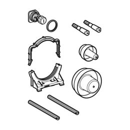 Geberit GIS WC Montagezubeh&ouml;r Rohbau 241871001 mit Sigma UP-SPK, 12 cm
