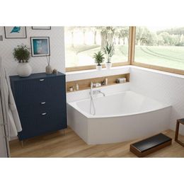 Hoesch Largo Badewanne 3693.010 180x130cm, weiss, Ausf&uuml;hrung rechts