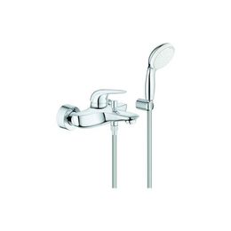 Grohe Eurostyle Wannenarmatur 2372930A chrom, mit Wannenset, Hebel geschlossen