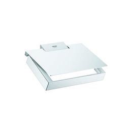 Grohe Selection Cube Papierhalter 40781000 chrom, mit Deckel, verdeckte Befestigung