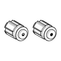 Geberit Set Dr&uuml;cker, zu WC-Steuerung, mit 242380211 pneumatischer Sp&uuml;lausl. 2-Mengen-Sp.