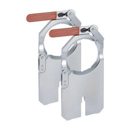 Geberit Aufspannplatten-Set 359814001 verchromt, DN 100, &Oslash; 110mm, f&uuml;r Schwei&szlig;maschine