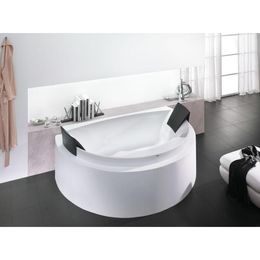 Hoesch Aviva Badewanne 6618.010 180x118,5 cm, weiss, halbrund