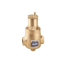 Caleffi Discal Mikroblasenabscheider 551005 3/4" IG, Messing-Geh&auml;use, mit Entleerungsstutzen
