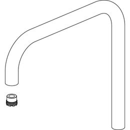 Ideal Standard Rohr Auslauf, 230mm, kpl., Chrom B960498AA