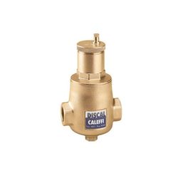 Caleffi Discal Mikroblasenabscheider 551007 1 1/4" IG, Messing-Geh&auml;use, mit Entleerungsstutzen