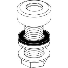 Ideal Standard Brausehalter kpl. MELANGE A962061AA 4L. Bade/Brause, Chrom