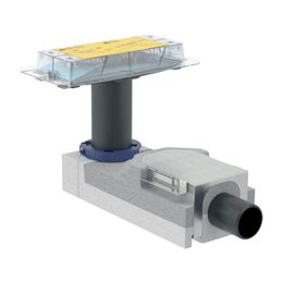 Geberit Duschrinne CleanLine Rohbauset 154150001 &Oslash; 50 mm, f&uuml;r Fu&szlig;bodenaufbauh&ouml;he ab 90mm