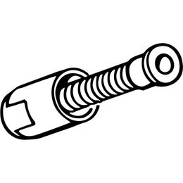Hansa Metallschlauch 1500mm G1/2" X M15x1 chrom, Ersatz f&uuml;r Hansaronda