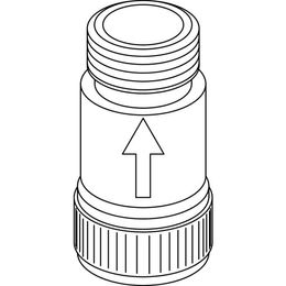 Ideal Standard RV-Anschlu&szlig; G3/8 DW15, Chrom A962140AA