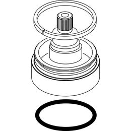 Ideal Standard Rosette Umschaltung MELANGE 4L Bade, A962060AA kpl., Chrom