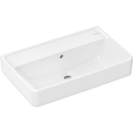 Hansgrohe Xanuia Q Waschtisch 60214450 600x370mm, ohne Hahnloch, mit &Uuml;berlauf, wei&szlig;