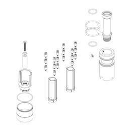 Herzbach MODUL7 Verl&auml;ngerung 20mm 70.728003.1.09 PUSH-Thermostat 2 Verbraucher