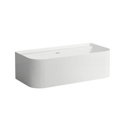 Laufen Sonar Vorwand-Badewanne H2203470000001 ohne Hahnloch, 160x81,5cm, mit Sch&uuml;rze, Sentec, wei&szlig;