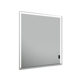 KEUCO Royal Lumos Spiegelschrank 14311172201 Wandeinbau, silber-eloxiert, verdecktes Ablagefach, 650 x 735 x 165 mm, Anschlag links