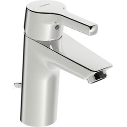 Hansa Hansapaleno Waschtischarmatur 56412203 mit Ablaufgarnitur, Ausladung 110mm, chrom