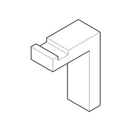 Dornbracht Haken 45 mm Symetrics 081860526-00 chrom