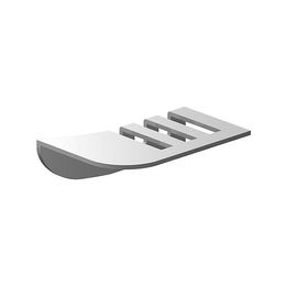 Schell Linus Ablageschale 008090899 f&uuml;r Duschpaneel, Alu-eloxiert