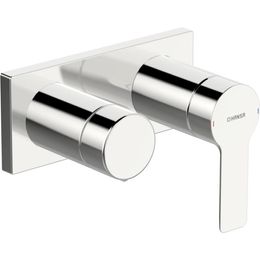 Hansa Hansamatrix Ligna Wannenarmatur 44559583 UP-Einhebelmischer, Drehumstellung, chrom