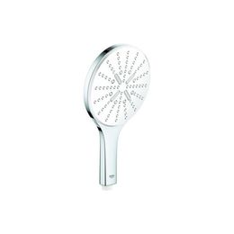 Grohe Rainshower SmartActive 150 Handbrause 26554LS0 moon white, 3 Strahlarten, Durchflussbegrenzer 9,5 l/min