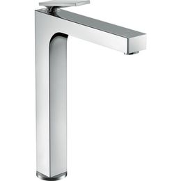 Hansgrohe Axor Citterio Waschtischarmatur 39021000 Ausladung 200mm, f&uuml;r Waschsch&uuml;ssel, mit Ablaufgarnitur, Hebelgriff, chrom