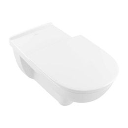 Villeroy & Boch Villeroy und Boch Vicare Universal Wand-WC-Combi-Pack 46018201 Tiefsp&uuml;ler, wandh&auml;ngend, Abgang waagerecht