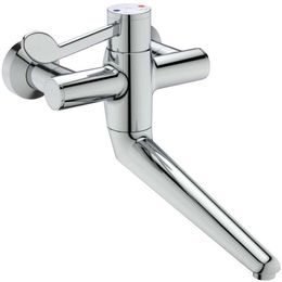 Ideal Standard CeraPlus 2 Wand-Waschtisch-Thermostat A6701AA absperrbar, DN 15, Ausladung 356 mm, chrom