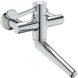 Ideal Standard CeraPlus 2 Wand-Waschtisch-Thermostat A6700AA absperrbar, DN 15, Ausladung 306 mm, chrom