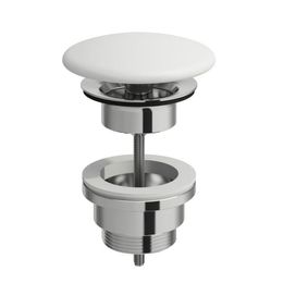 Laufen Ablaufventil H8981840000001 wei&szlig;, f&uuml;r Waschtisch, mit Ventilabdeckung Keramik