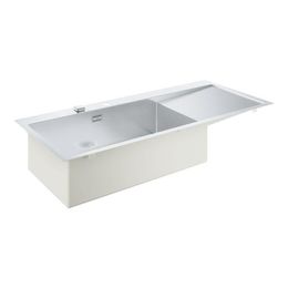 Grohe Sp&uuml;lbecken 31581SD1 116x52cm, Edelstahl, mit Abtropffl&auml;che, lh, links einbaubar
