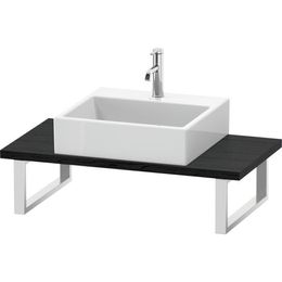 Duravit DuraStyle Konsole DS104C01616 f&uuml;r Aufsatzbecken, 1 Ausschnitt, St&auml;rke 3 cm, Eiche schwarz