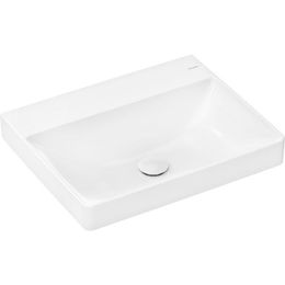 Hansgrohe Xelu Q Waschtisch 61017450 600x480mm, ohne Hahnloch/&Uuml;berlauf, SmartClean, wei&szlig;