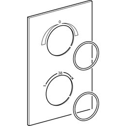 Hansa Deckplatte 59913924 Chrom 59913924