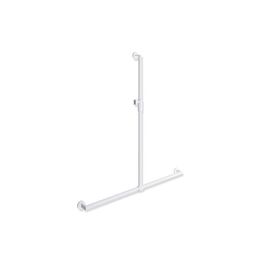 HEWI System 900 Duschhandlauf 900.35M40260VH 1250 x 1184 mm, wei&szlig; tiefmatt-Lichtgrau