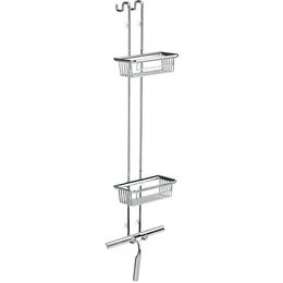 Emco T&uuml;retagere System 2 356600106 chrom, 2 tiefe K&ouml;rbe, Duschwischer