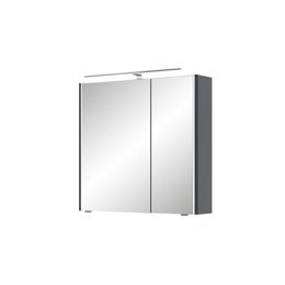 Pelipal Serie 7045 Spiegelschrank SEEA02473L138AU LED-Plus-Aufsatzleuchte, zweit&uuml;rig, chrom, 70 cm