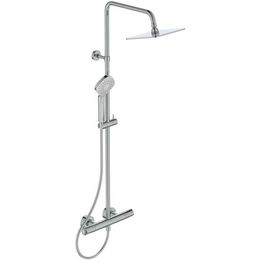 Ideal Standard Idealrain Duschsystem A7240AA Aufputz-Brausethermostat Ceratherm T100, verchromt