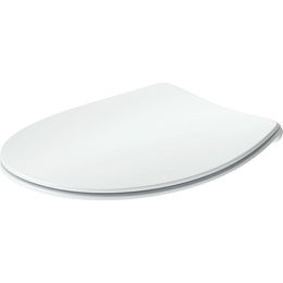 Duravit Univavo WC-Sitz Oval 0022790000 Absenkautomatik, abnehmbar, Scharniere Edelstahl, Wei&szlig;