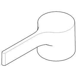 Dornbracht Griff 092080022-06 092080022 50 x 45 x 126 mm platin matt