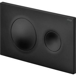 Viega Visign for Style Bet&auml;tigungsplatte 796389 220x130x8mm, f&uuml;r Unterputz-Sp&uuml;lkasten, Kunststoff mattschwarz