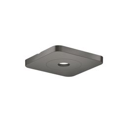 Hansgrohe Axor Citterio C Deckenrosette 28802330 120/120 softsquare, Polished Black Chrome