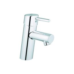 Grohe Concetto Waschtischarmatur 23931001 S-Size, mit Ablaufgarnitur, mit Temperaturbegrenzer, chrom