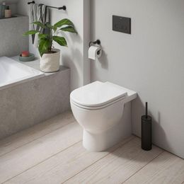 Duravit D-Code Stand Tiefsp&uuml;l WC 2037090000 Rimless, Abgang Waagerecht, Wei&szlig; Hochglanz