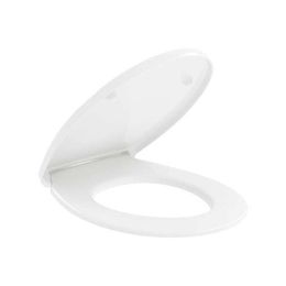 Villeroy & Boch Villeroy und Boch O.novo Wand-WC-Sitz 8M43S101 wei&szlig;, mit Quick-Release/Soft-Closing, Scharniere Edelstahl
