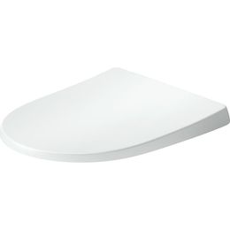 Duravit Univavo WC-Sitz D-shaped 0022990000 Absenkautomatik, abnehmbar, Scharniere Edelstahl, Wei&szlig;