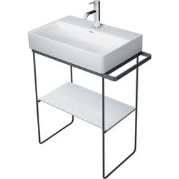 Duravit DuraSquare Metallkonsole 0031134600 66,5x38,1cm, bodenstehend, schwarz matt