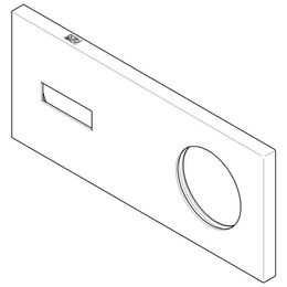 Dornbracht Abdeckplatte, UP- WT- EHM 091101060-00 190 x 80 x 15_chrom