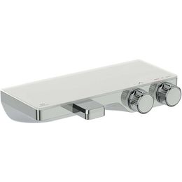 Ideal Standard Ceratherm S200 Bade-Thermostat A7330AA Aufputz, mit Ablage, verchromt